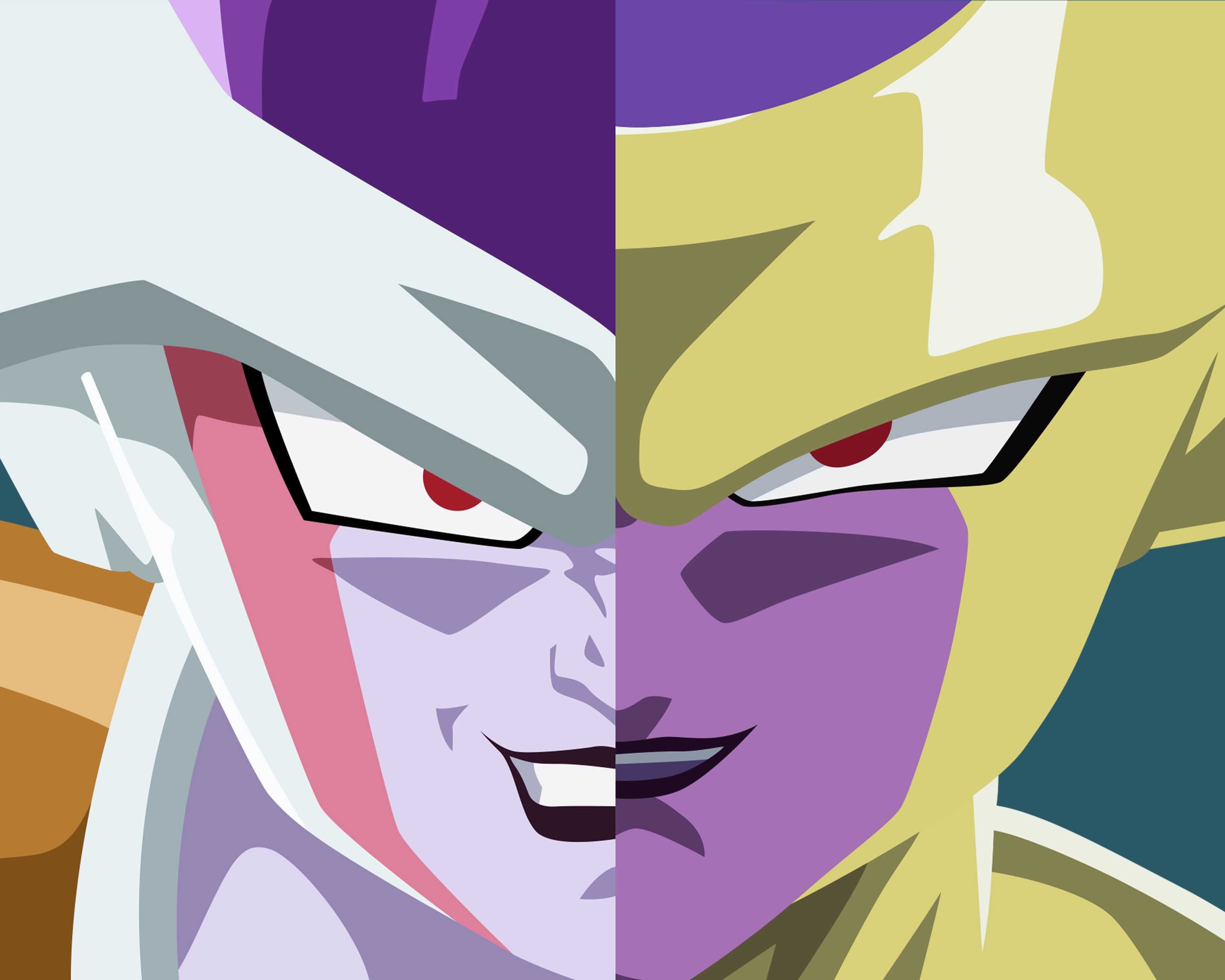 Frieza Split Print | Etsy