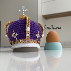 Miniature Royal Crown Crochet PATTERN , PDF Instant Download Amigurumi ...