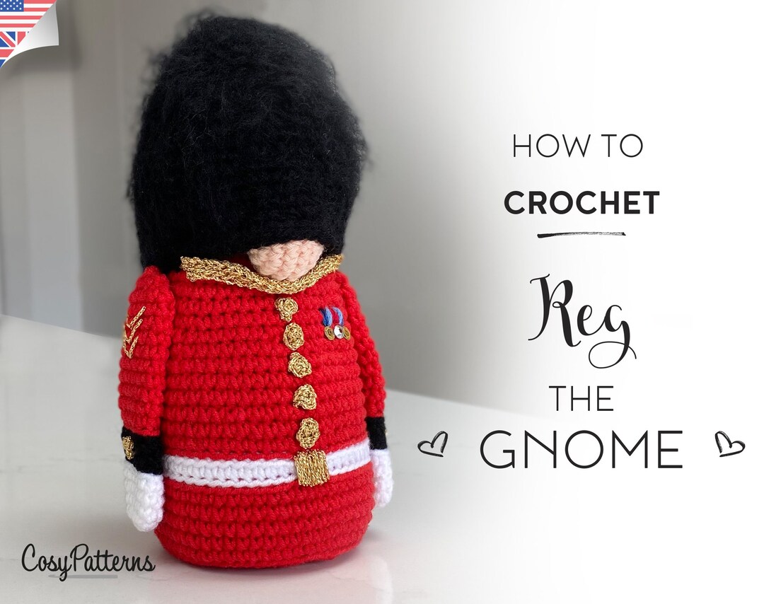 Royal Guard Reg the Gnome Crochet PATTERN , PDF Instant Download ...