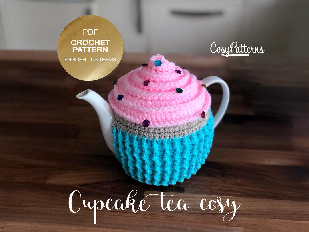 Cupcake Tea Cosy Crochet PATTERN , PDF Instant Download PATTERN - Etsy