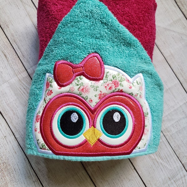 Owl Hooded Towel - Etsy