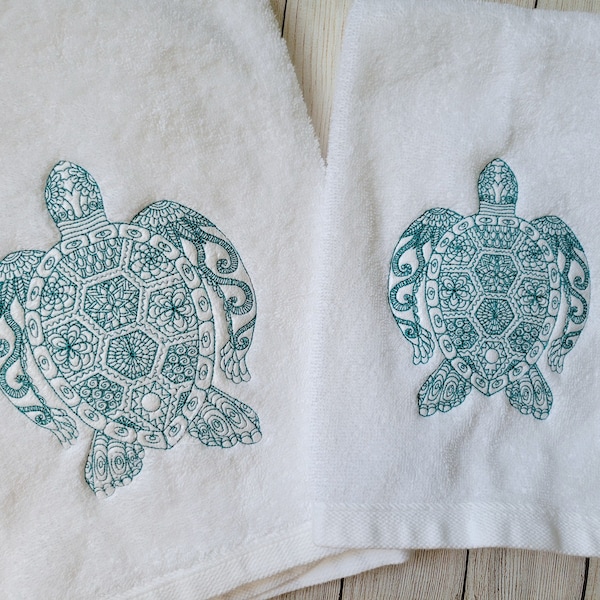Sea Turtle Towel - Etsy