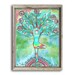 Yoga Asana Painting Print Tree Pose Vrikasana Yoga Studio Decor Living ...