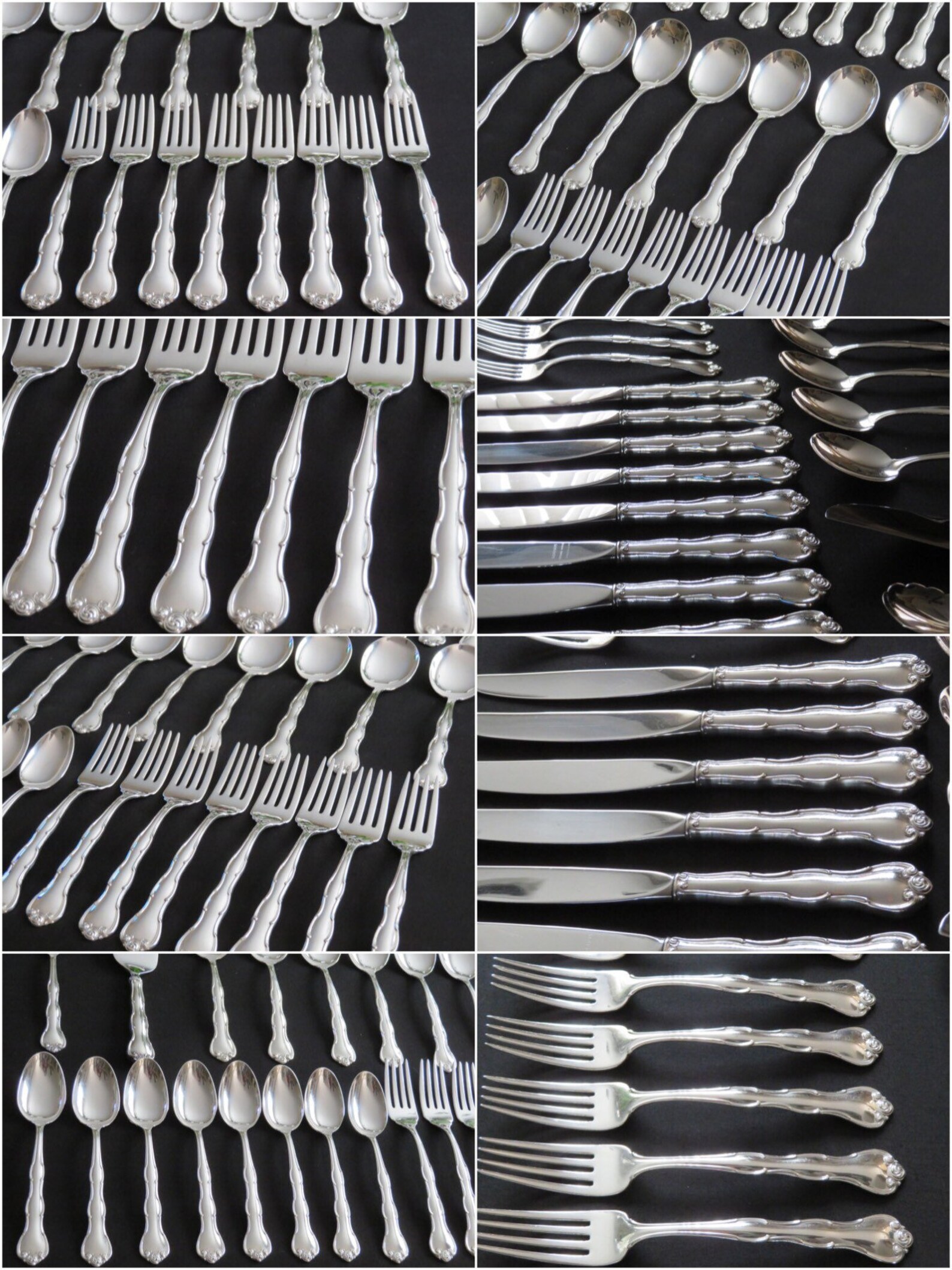 Elegant Vintage Gorham Sterling Silver Rondo Pattern Six Piece - Etsy