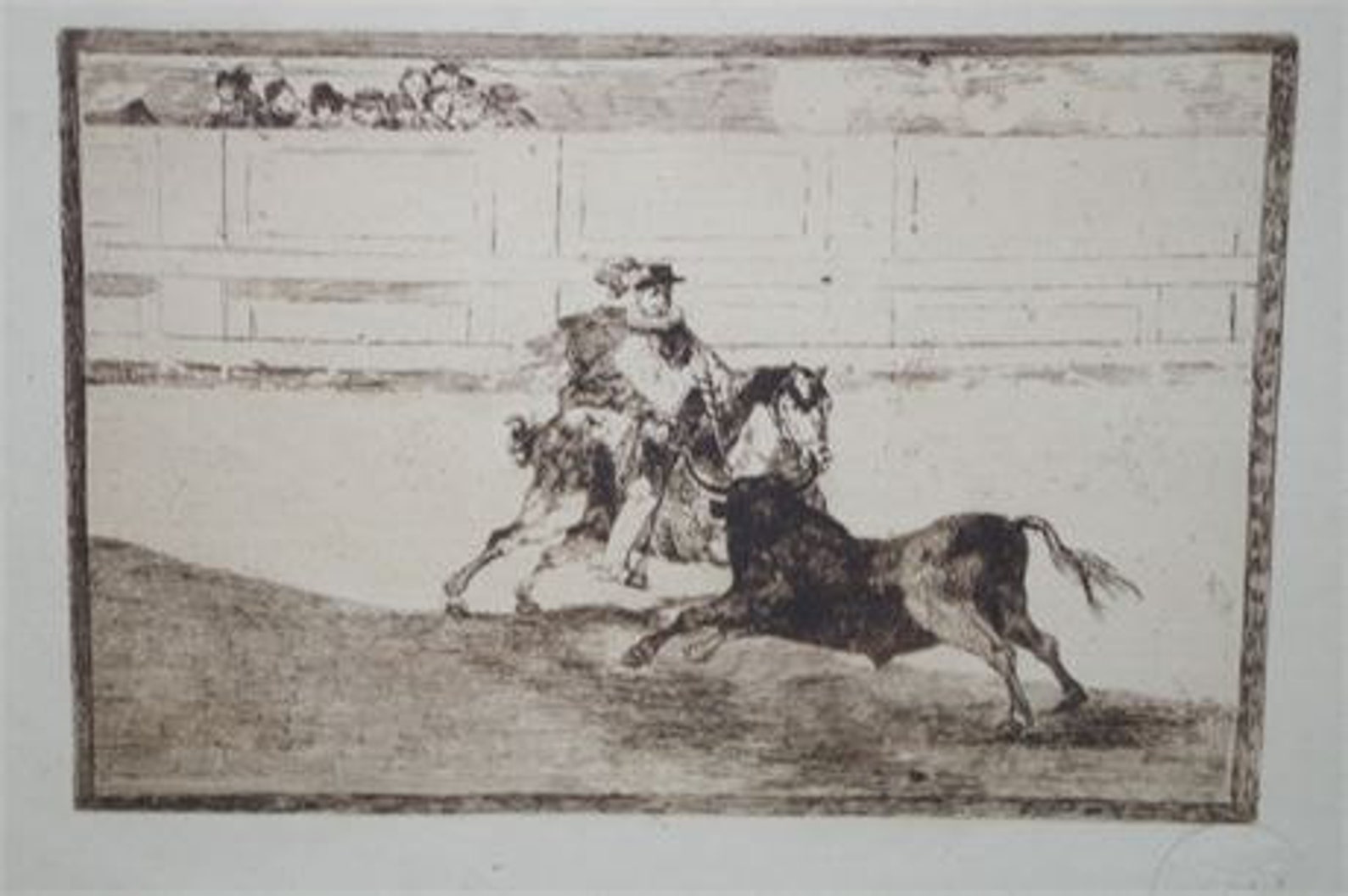 Francisco Goya la Tauromaquia Series Spanish Bullfight Plate 13 ...