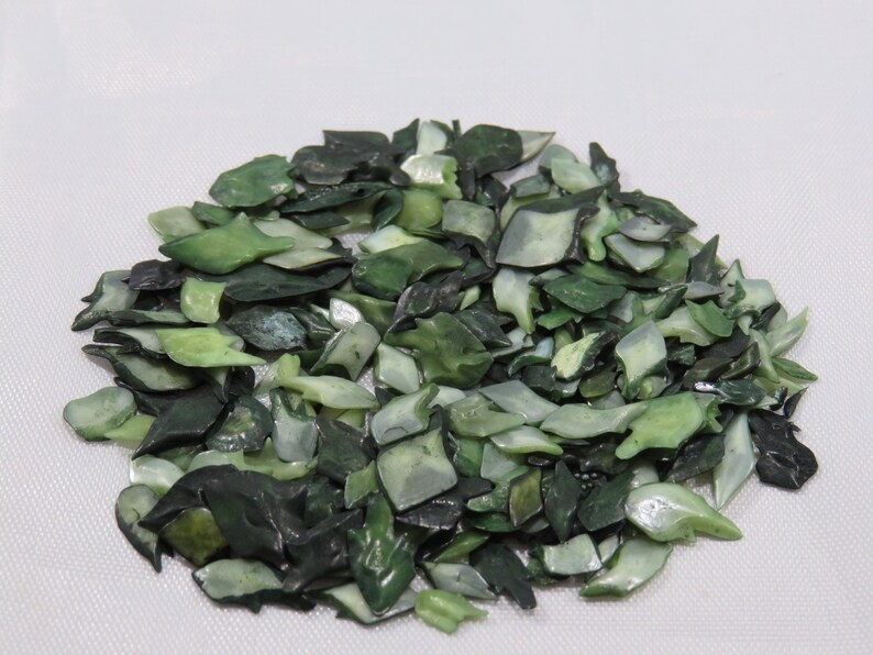 Natural Assorted Emerald Green Ornamental Gemstone Collection - Etsy