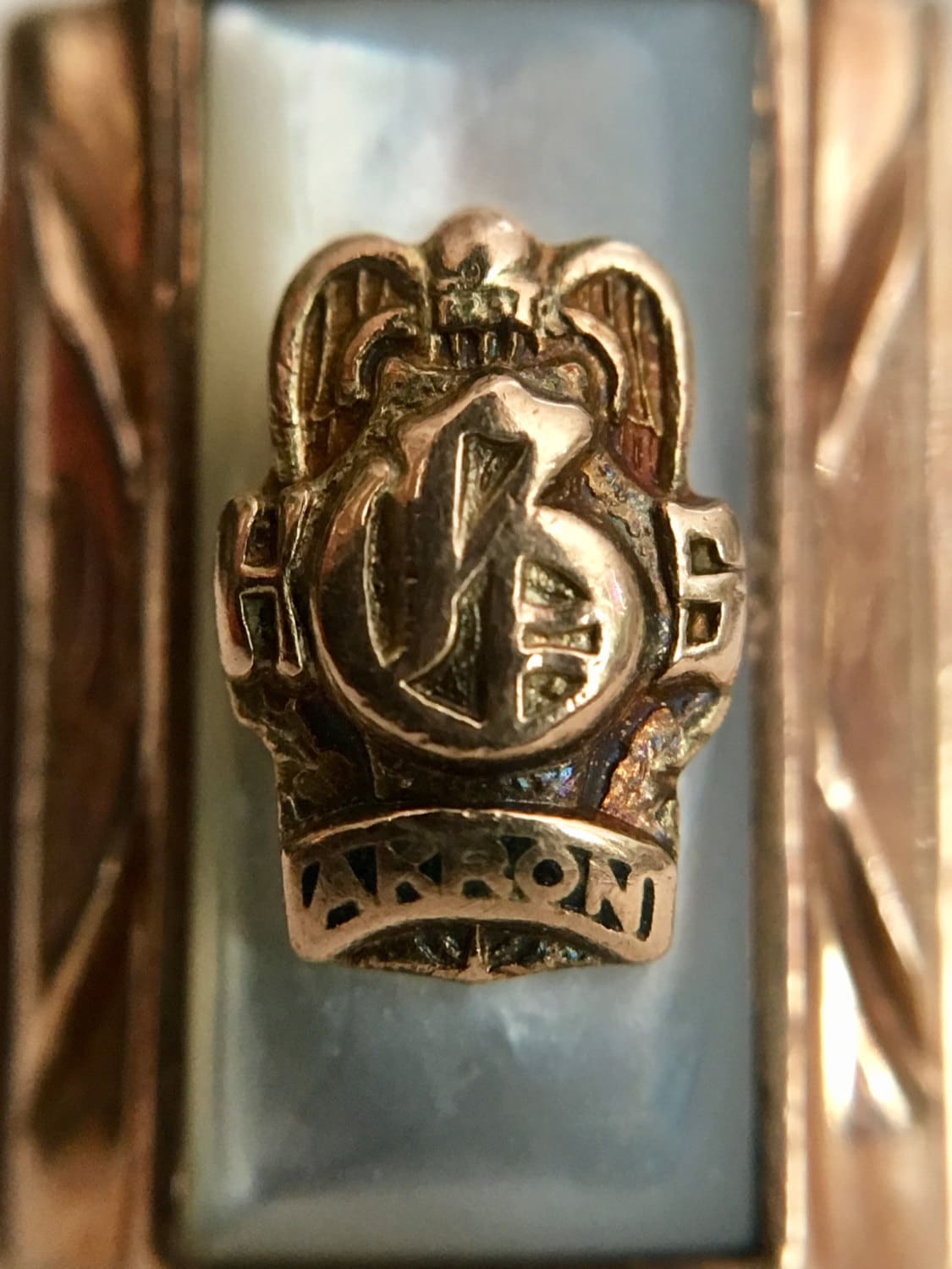 Vintage 10k Gold Akron Ohio Terryberry Designed 1955 Ladies Class Ring ...