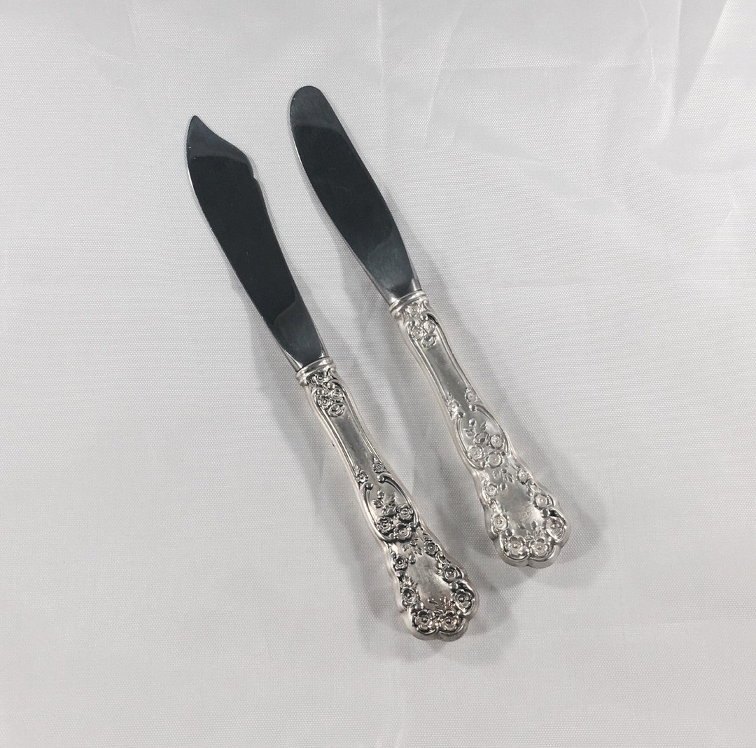 Antique Gorham Buttercup Pattern Sterling Silver Knive Set Featuring ...