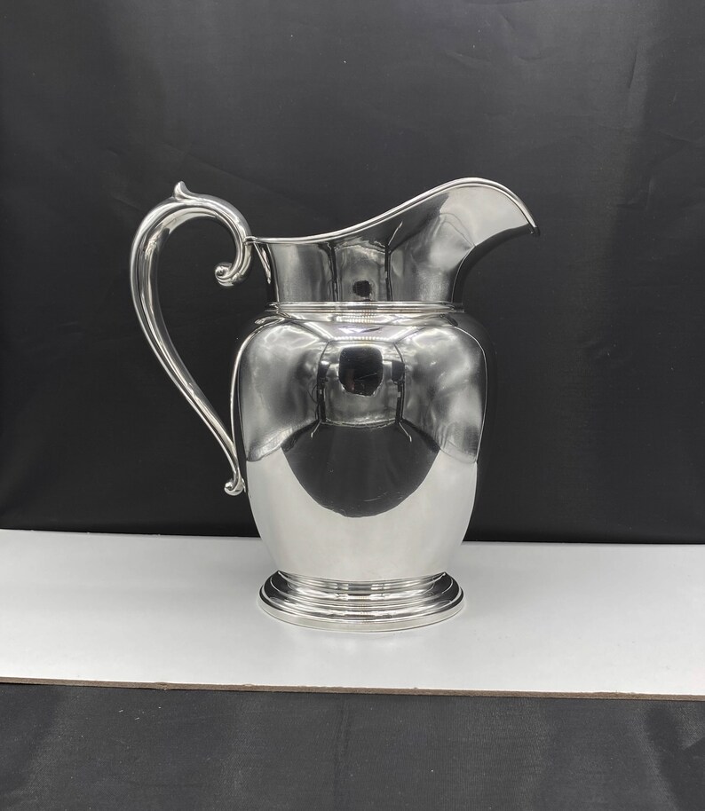 Antique Manchester Silver Co. Large Sterling Silver 969 Water Service 4 ...