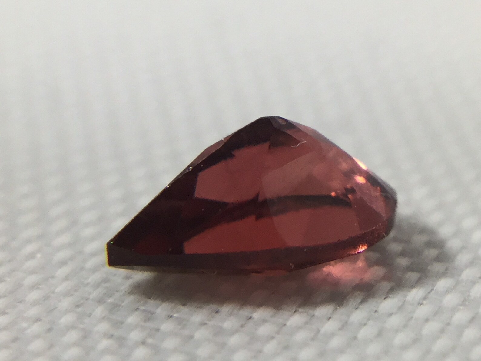 Beautiful Teardrop Cut Individual 1/2 Carat Rich Burgundy Red - Etsy