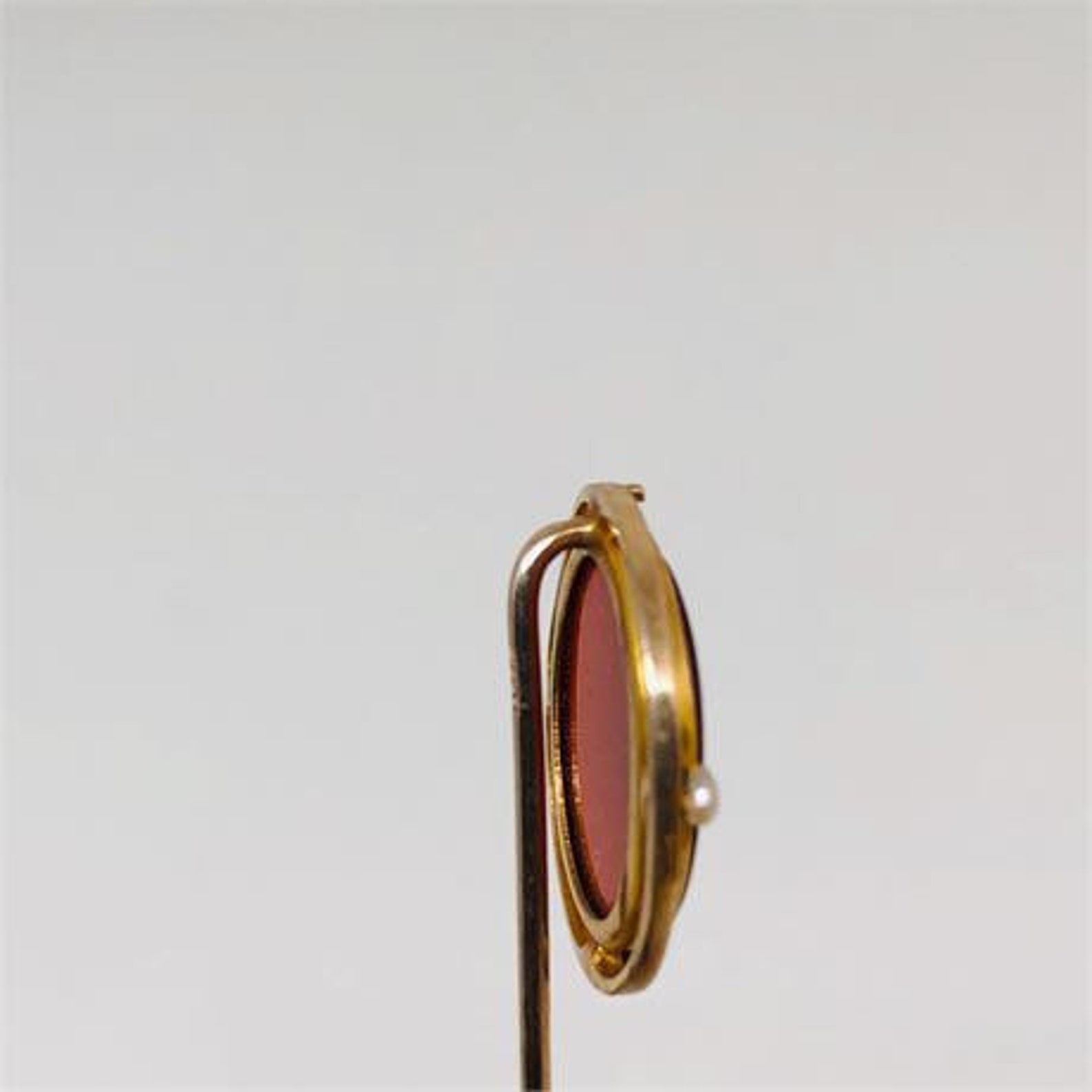 Vintage 10k Gold Ladies Victorian Jasper Cabochon Hat Stick - Etsy