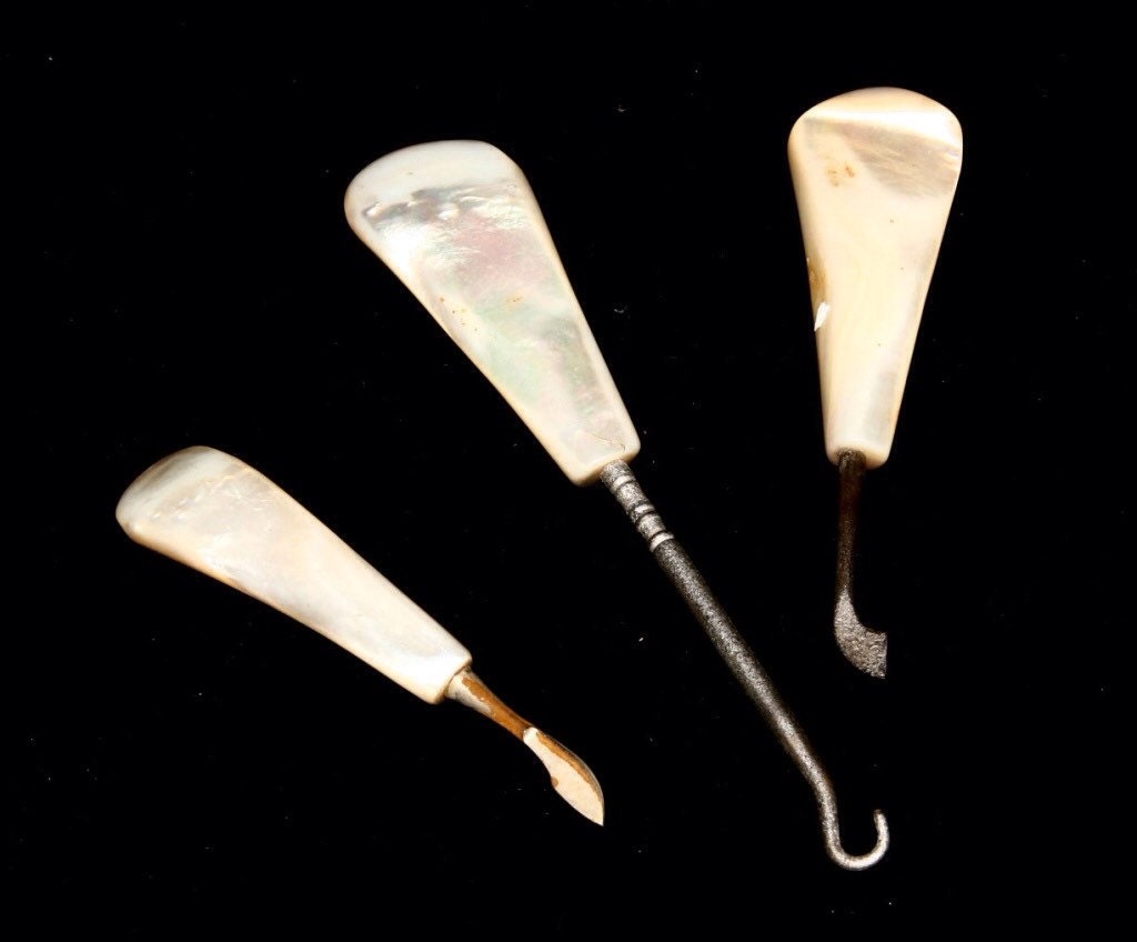 Vintage Mother of Pearl Handled Professional Manicure Set Featuring ...