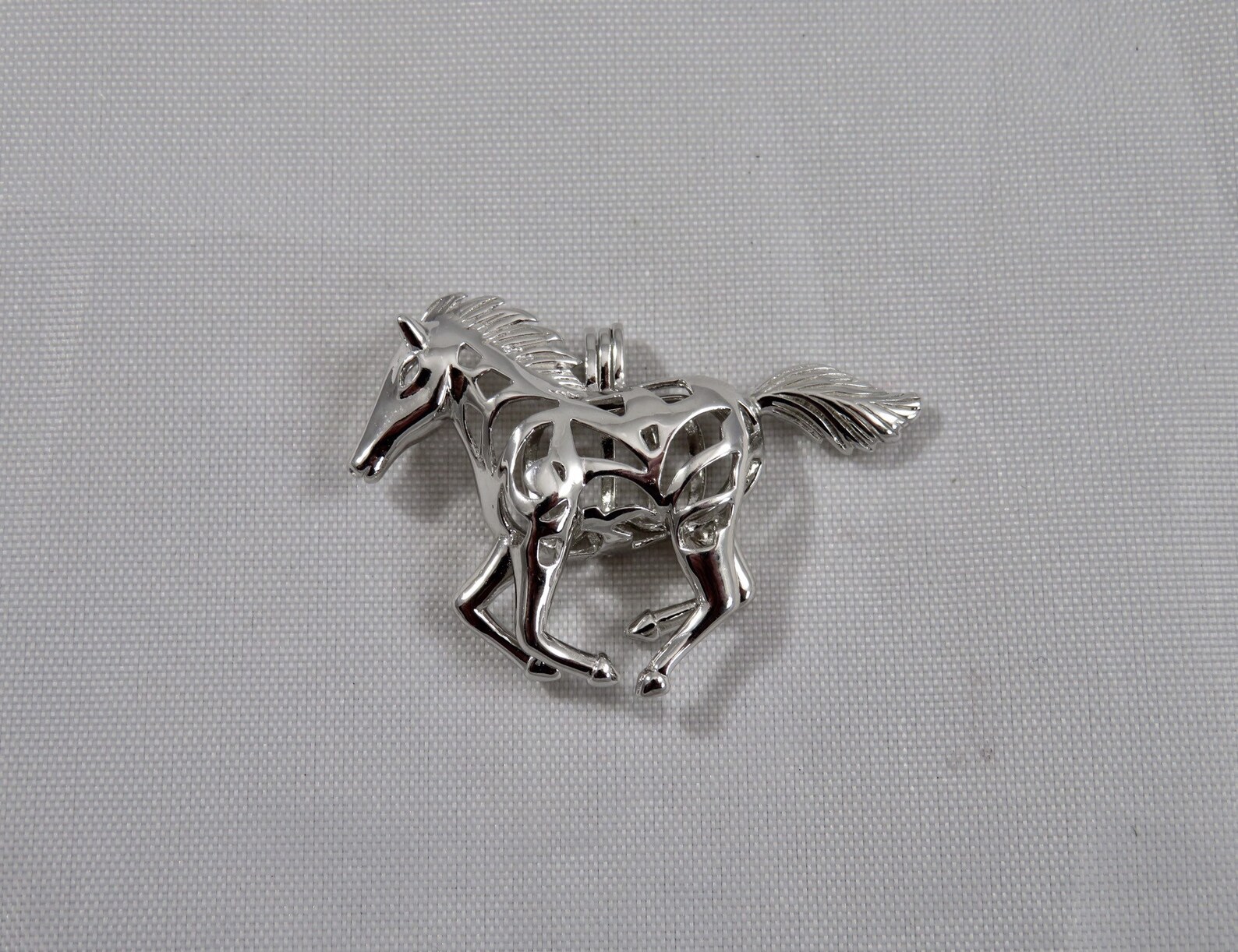Vintage Sterling Silver Wild Mustang Horse Pendant Charm Featuring ...