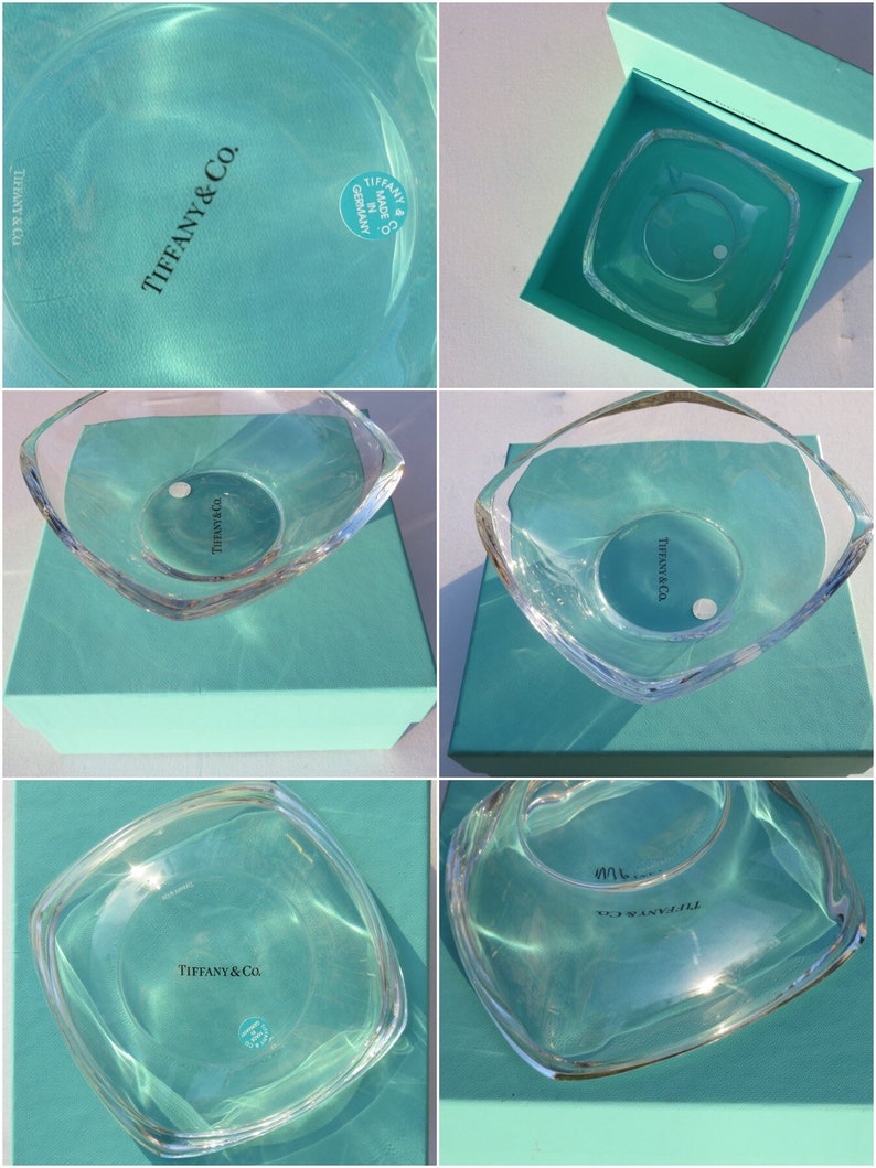 Vintage Tiffany & Co. Fine German Crystal Centerpiece Bowl - Etsy