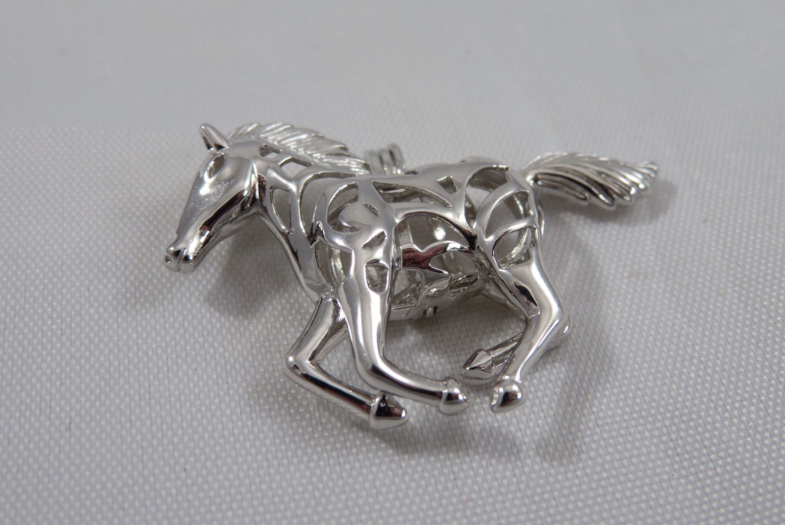 Vintage Sterling Silver Wild Mustang Horse Pendant Charm Featuring ...