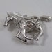 Vintage Sterling Silver Wild Mustang Horse Pendant Charm Featuring ...