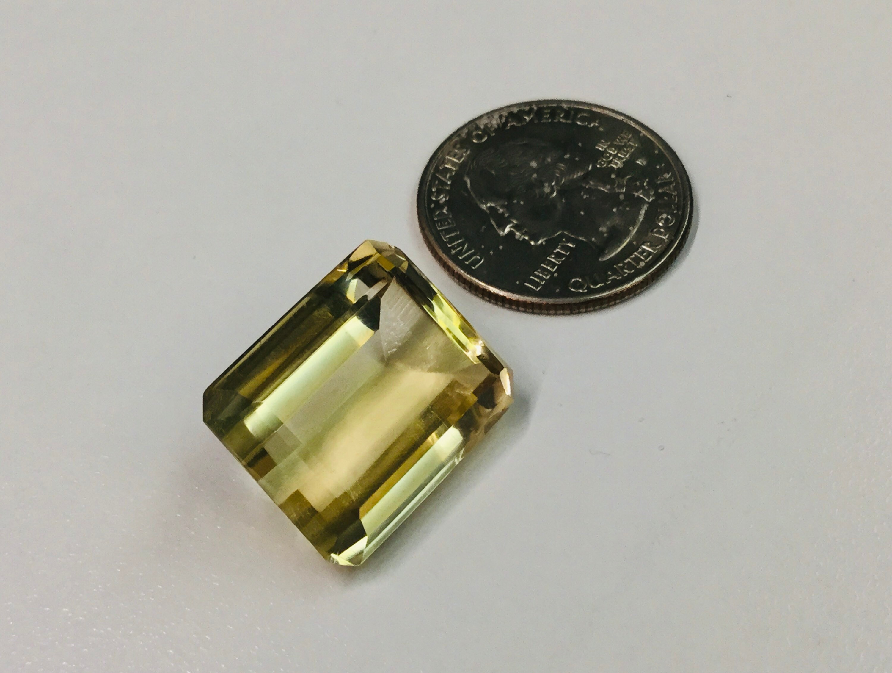 Stunning Brilliant Emerald Cut 12 Carat Unset Yellow - Etsy