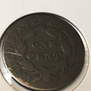 Antique 1828 Matron Liberty Head Small Wide Date Early One Cent Solid ...