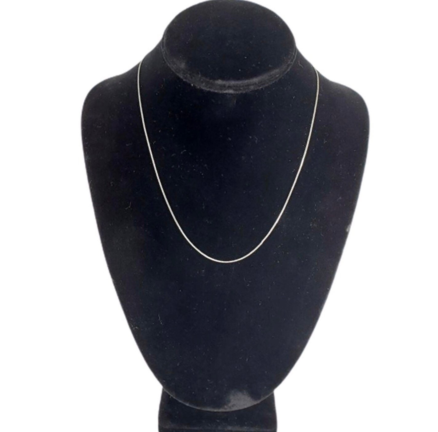 Vintage Italian Sterling Silver Unisex Box Chain Neckless Featuring ...