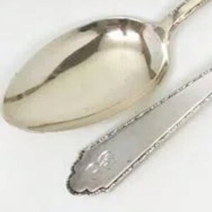 One Antique Lunt Silversmith Treasure Pattern Sterling Silver ...