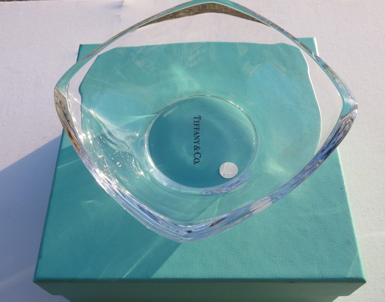 Vintage Tiffany & Co. Fine German Crystal Centerpiece Bowl - Etsy