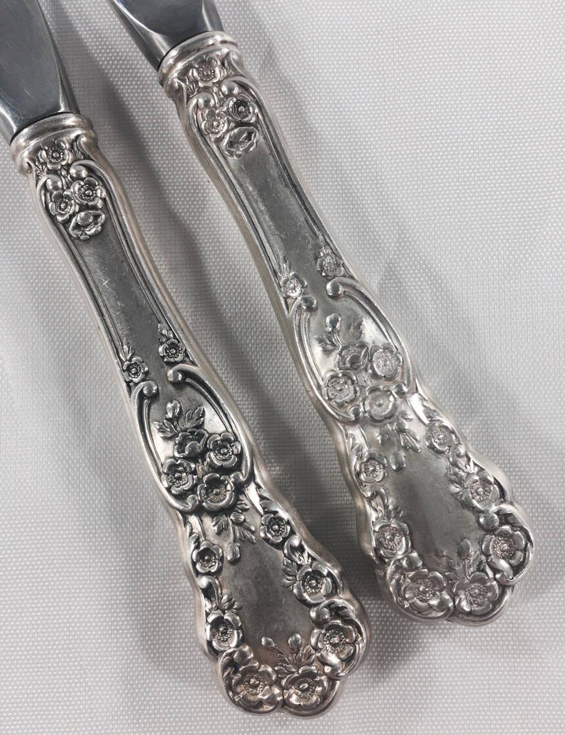 Antique Gorham Buttercup Pattern Sterling Silver Knive Set Featuring ...