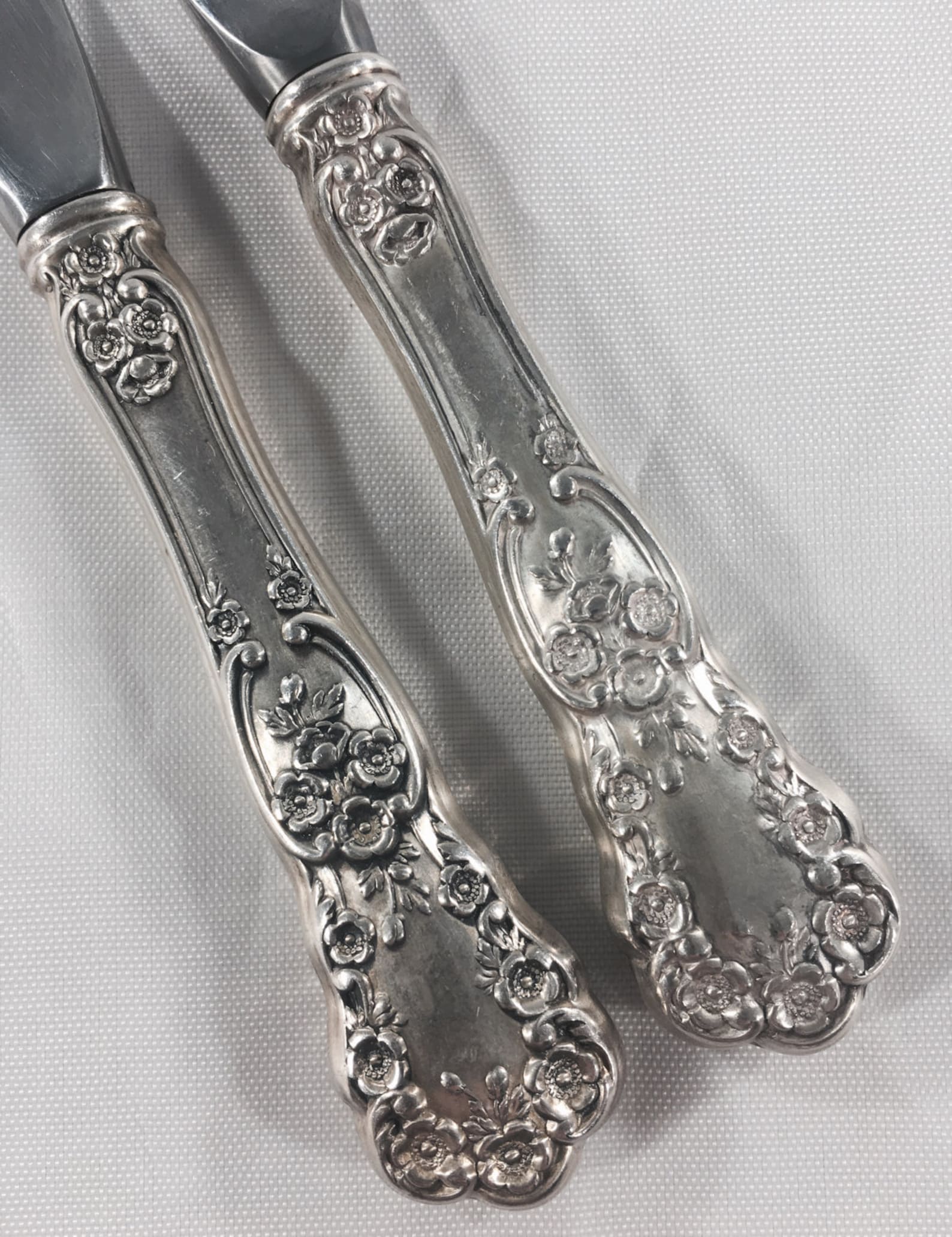 Antique Gorham Buttercup Pattern Sterling Silver Knive Set Featuring ...