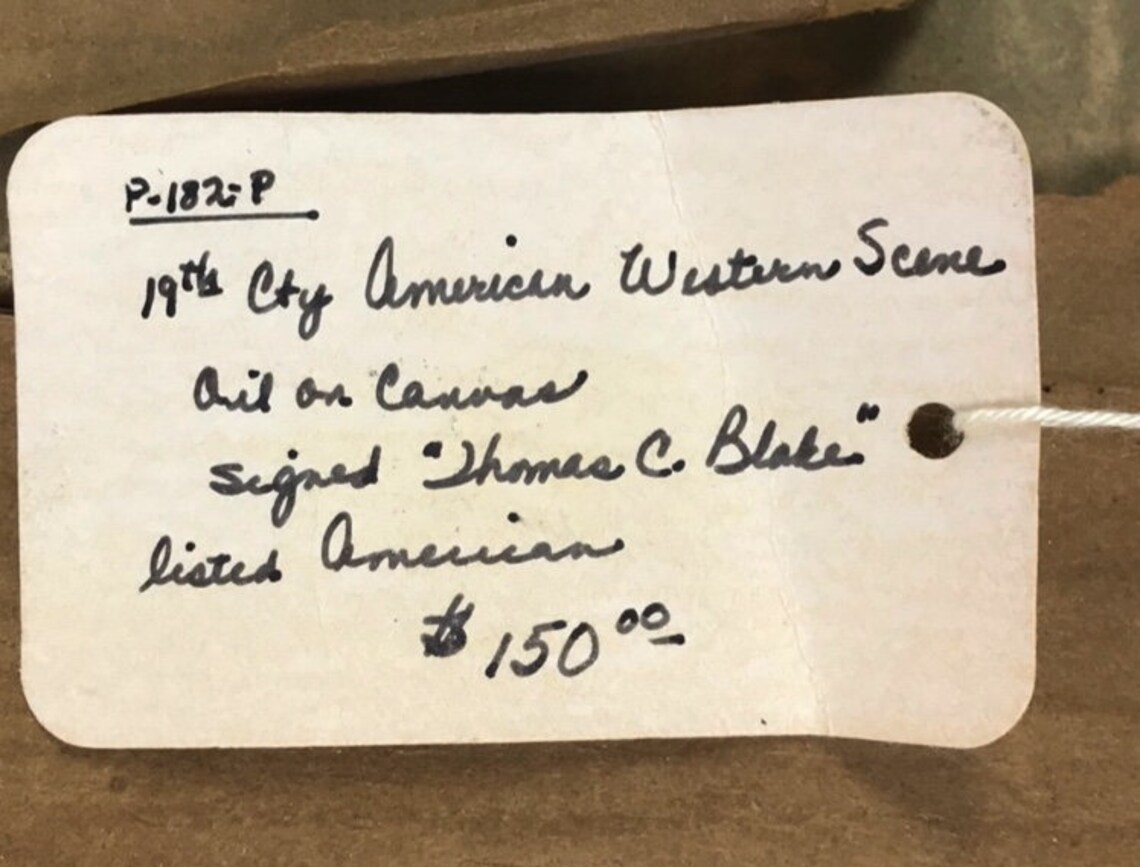 Original Listed Artist Thomas C. Blake 1864-1936 Western | Etsy
