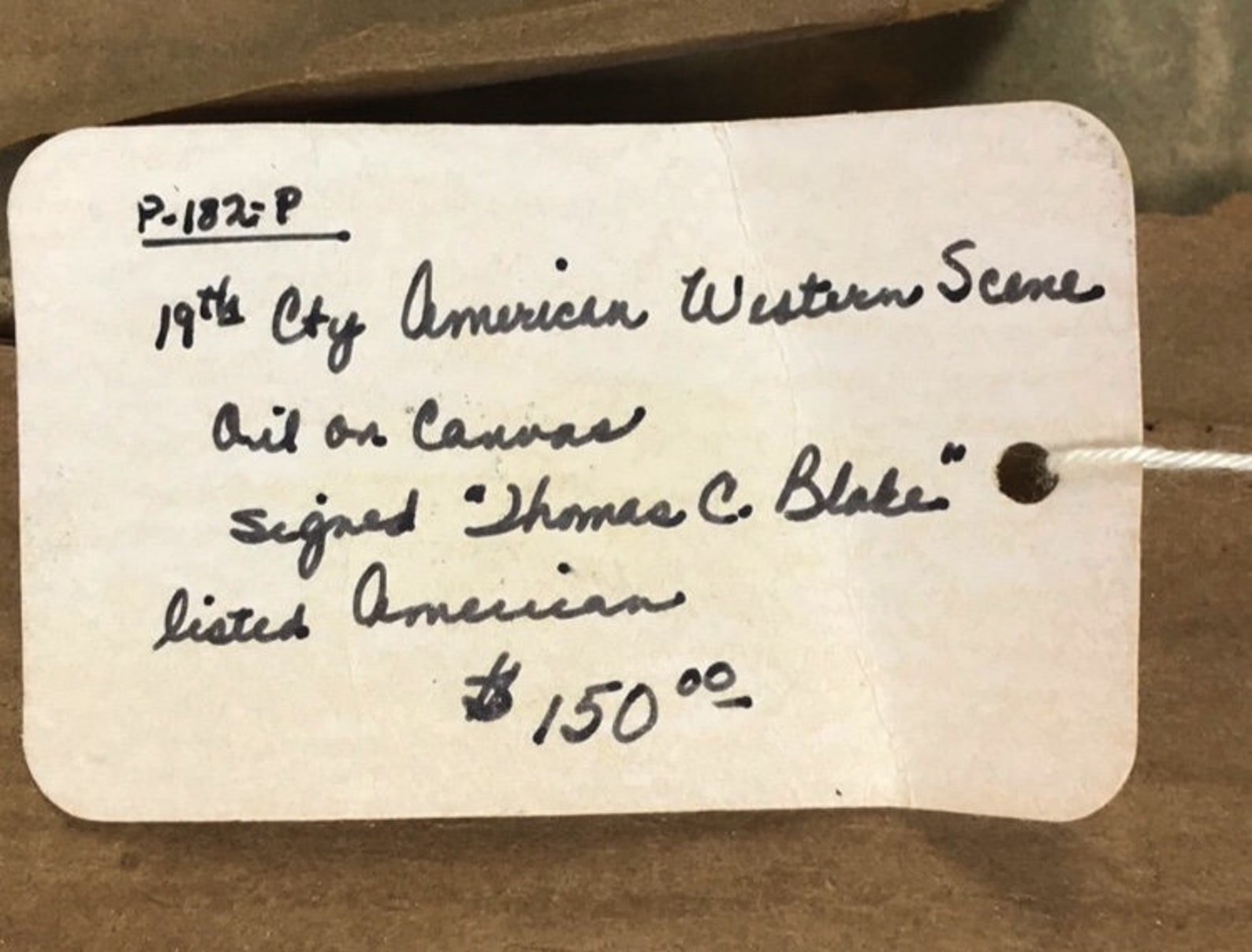 Original Listed Artist Thomas C. Blake 1864-1936 Western - Etsy