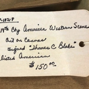 Original Listed Artist Thomas C. Blake 1864-1936 Western Riverside ...