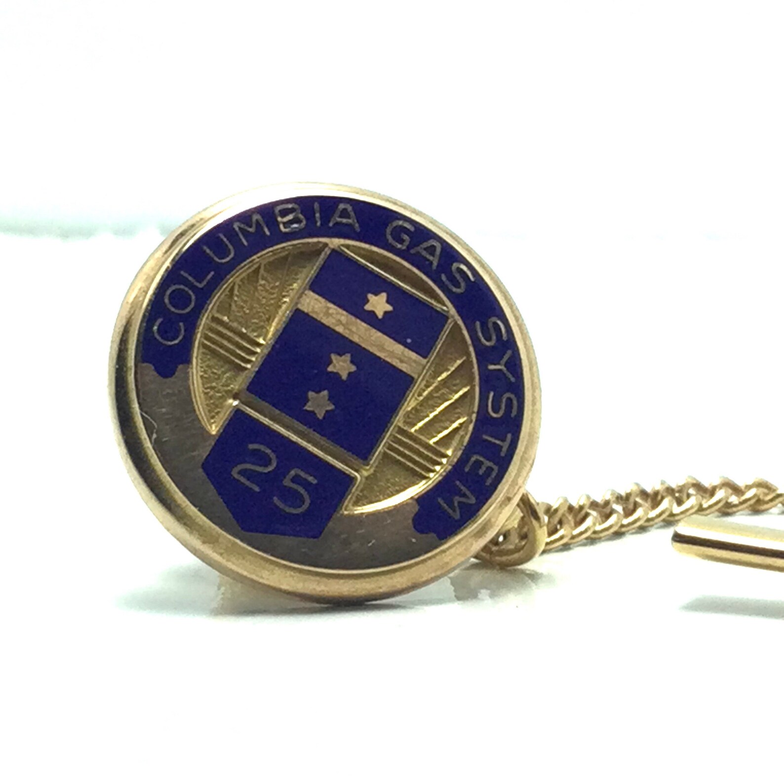 Vintage 10k Yellow Gold Columbia Gas System 25 Year - Etsy