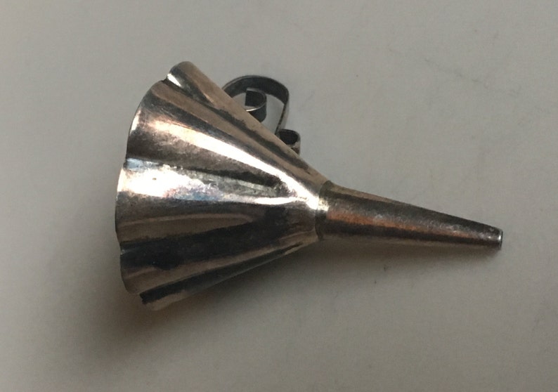 Antique Rare Sterling Silver Petite Perfume Bottle Funnel - Etsy