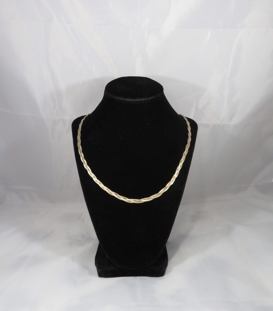 Vintage Sterling Silver Tri-color Stranded Designer Woven - Etsy