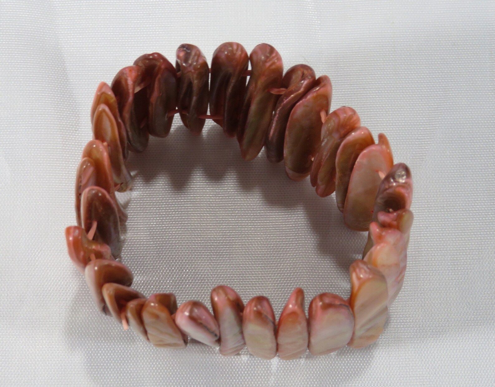 Vintage Pink Natural Seashell Tribal Inspired Statement Cuff Bracelet ...