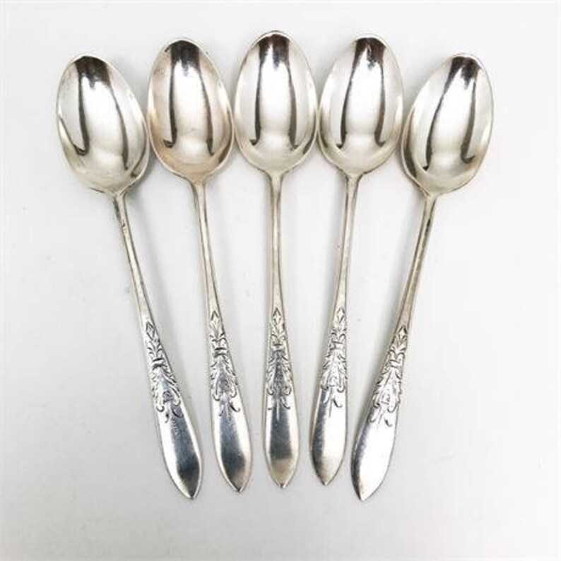 One Vintage Sterling Silver English Individual Teaspoon - Etsy