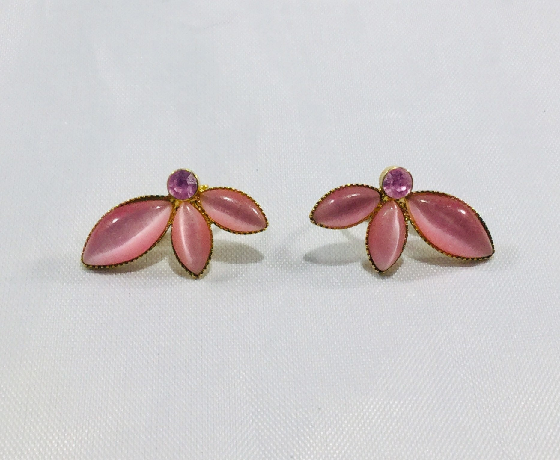 Vintage Ladies Gold Tone Victorian Rose Pink Avon Designer - Etsy