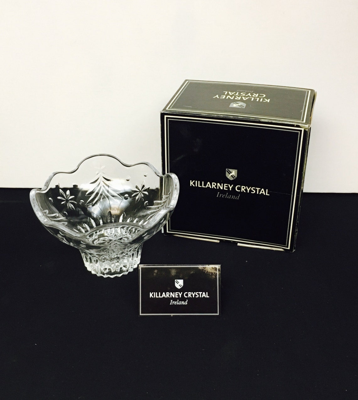 Vintage Killarney Waterford Fine Crystal Starbright Footed - Etsy