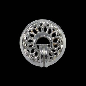 Vintage Ladies Silver Tone Modern Inspired Wreath Brooch Pin Featuring ...