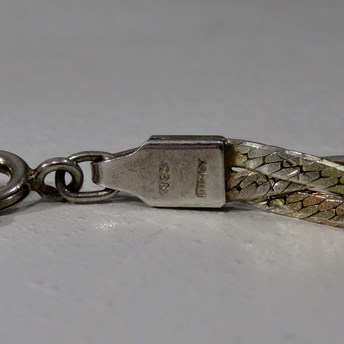 Vintage Sterling Silver Tri-color Stranded Designer Woven - Etsy