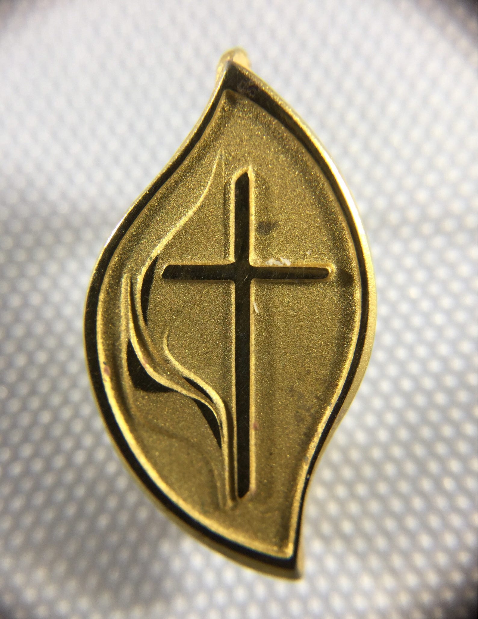 Vintage 10k Yellow Gold United Methodist Church Collectable - Etsy