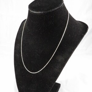 Vintage Sterling Silver Princess Length Italian Chain Necklace ...