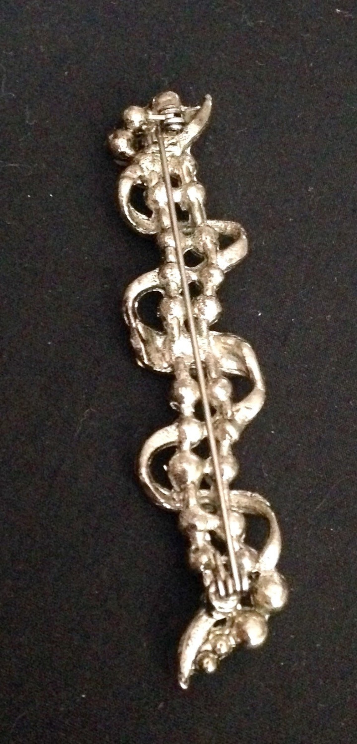 Vintage Elongated Large Staff & Serpent Wrapped Designer - Etsy