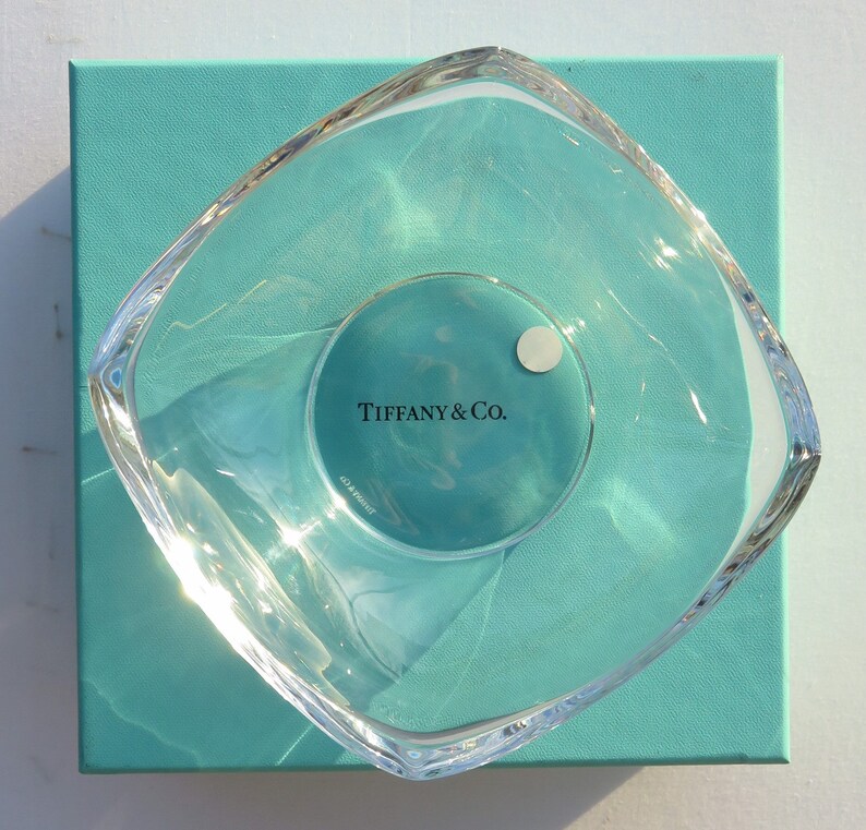 Vintage Tiffany & Co. Fine German Crystal Centerpiece Bowl - Etsy