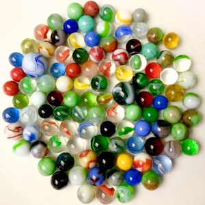Vintage Assorted Collection of Original Toy Marbles With - Etsy