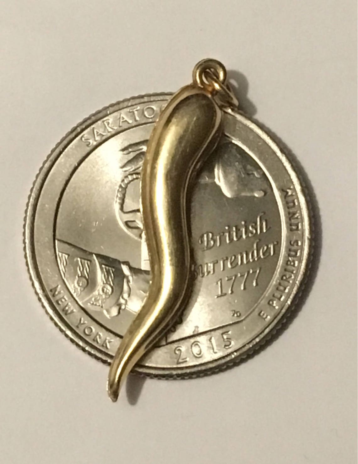 Vintage 14k Gold Devils Horn Cornicello Designer Necklace | Etsy