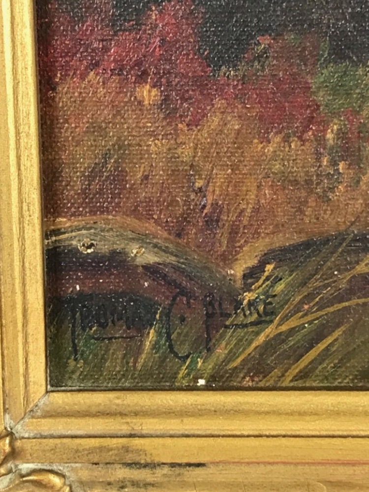 Original Listed Artist Thomas C. Blake 1864-1936 Western Riverside ...
