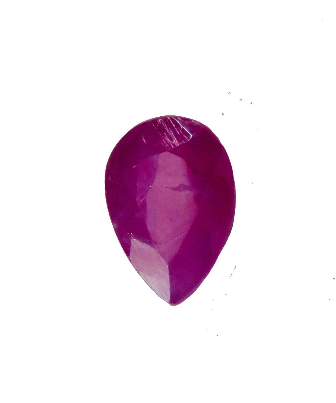 Beautiful Teardrop Cut .45 Carat Red Raspberry Rubellite Unset Pink ...