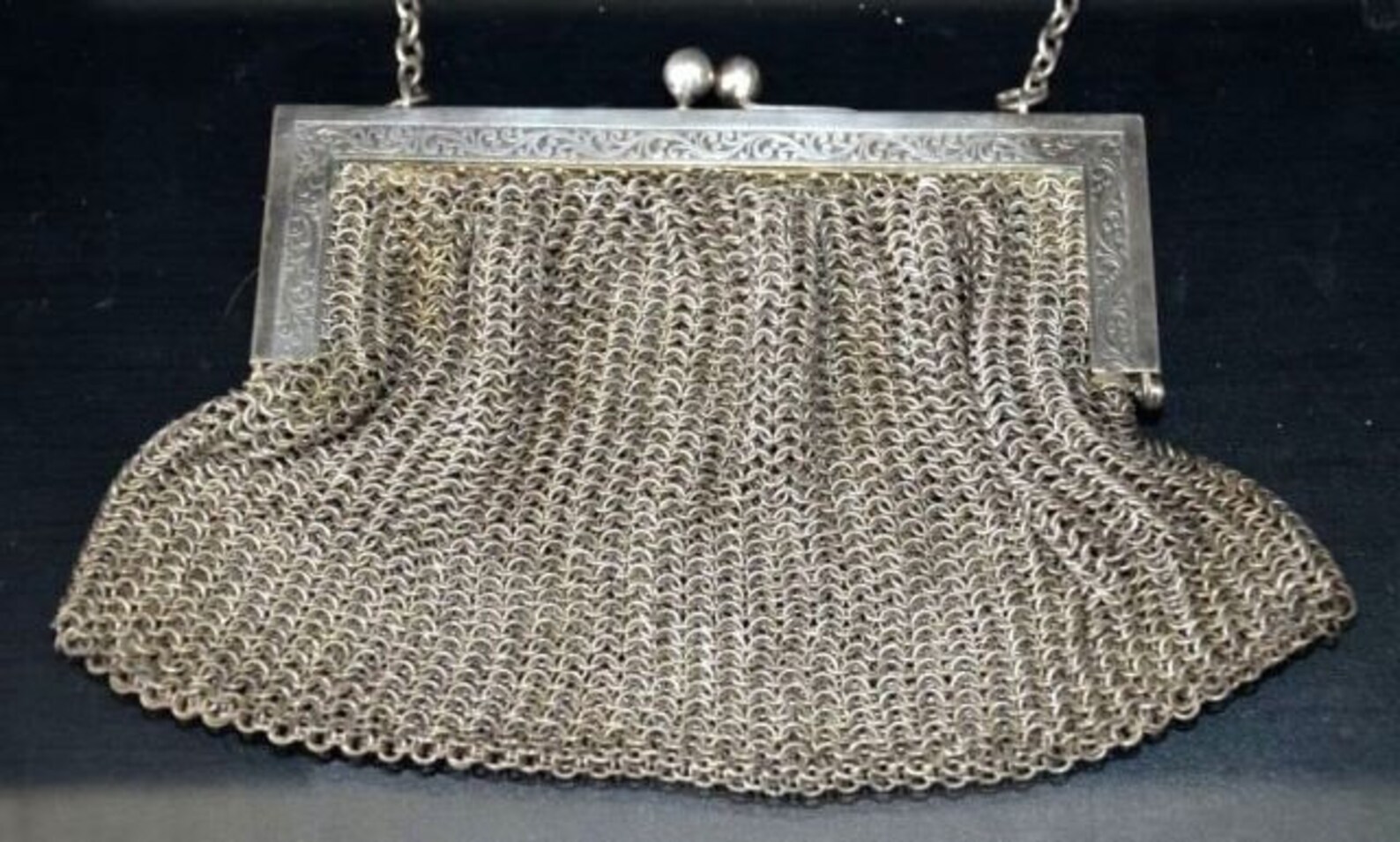 Vintage German Signed Silver Plated Mesh Designer Purse - Etsy