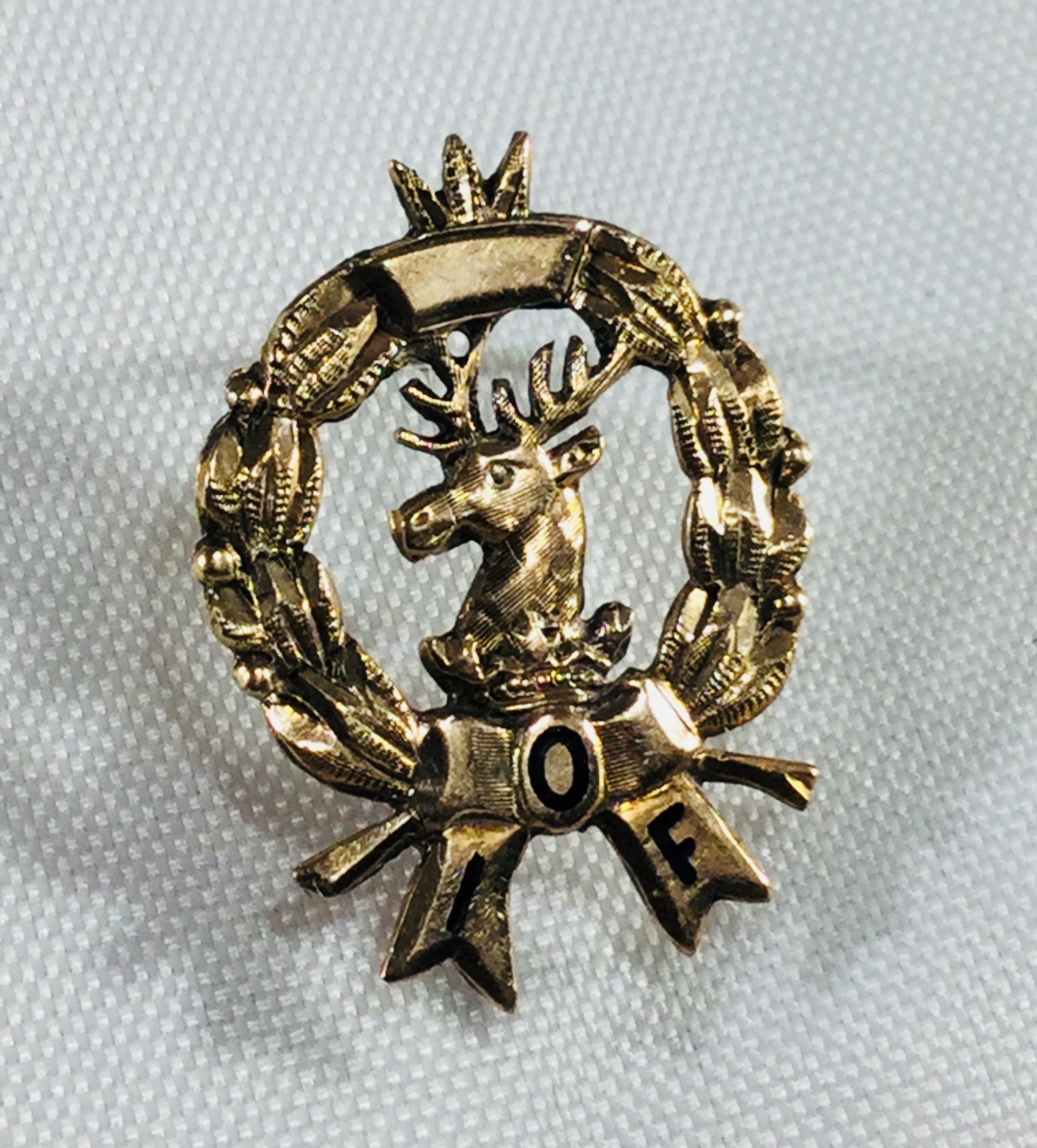 Vintage 10k Gold Independent Order of Foresters Lapel Pin Featuring ...