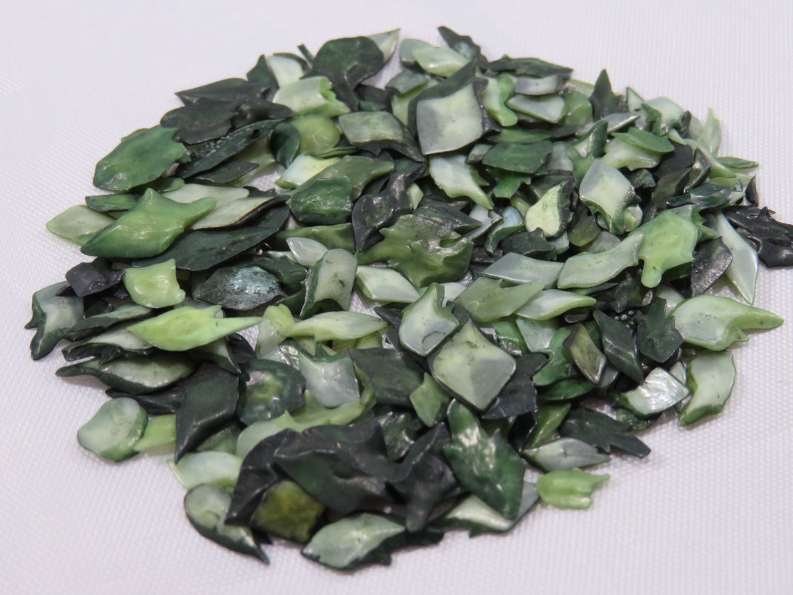 Natural Assorted Emerald Green Ornamental Gemstone Collection | Etsy